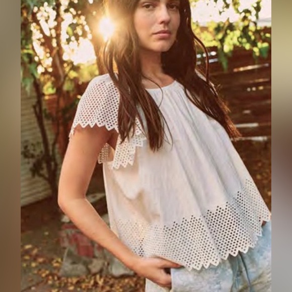THE GREAT. | Tops | The Great Eyelet Dale Top | Poshmark